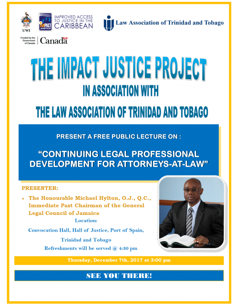 Seminar on Continuing Legal Professional Development - its coming ...